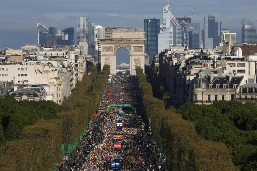 Marathon de Paris. Horaires de départ, retrait des dossards, parcours ...