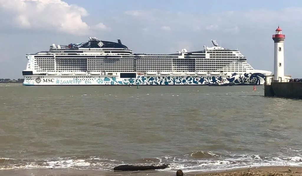 Le paquebot MSC Euribia part pour ses essais mer - Saint-Nazaire.maville.com