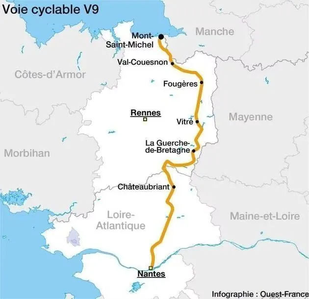 Près de Fougères, la Véloroute 409 comme atout touristique . Sport ...