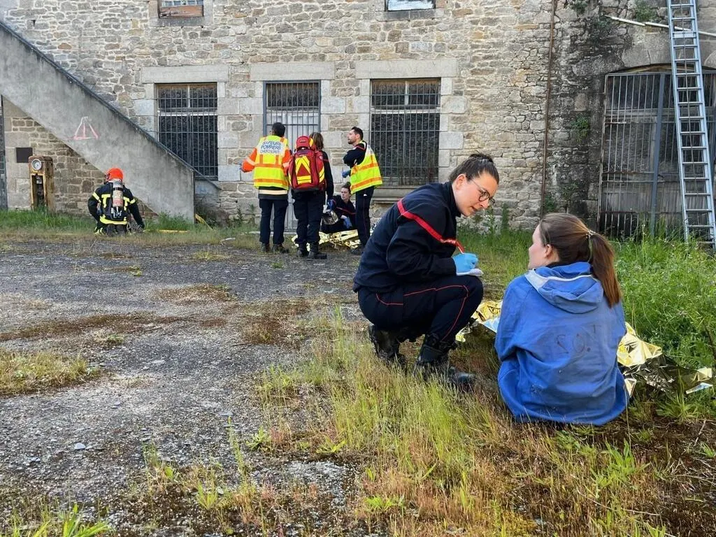 EN IMAGES. Exercice inter-centres à Dinan : les pompiers mobilisés sur le site de - Guingamp ...