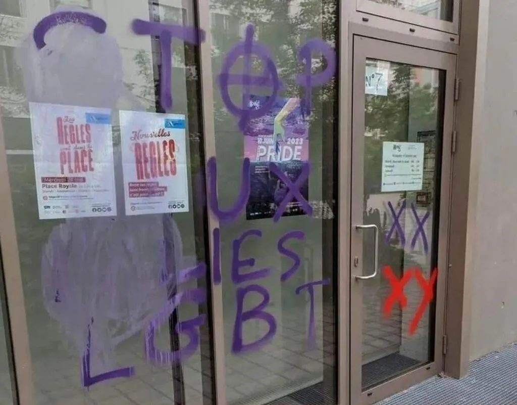 Le nouveau local du Nosig, à Nantes, tagué à son tour - Nantes.maville.com