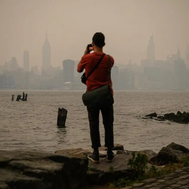 EN IMAGES. La fumée des incendies du Canada traverse la frontière jusqu ...