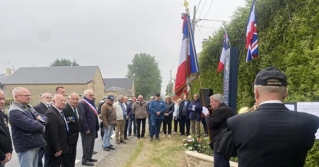 Commes. Une commémoration émouvante à la stèle de l’Escure - Caen ...