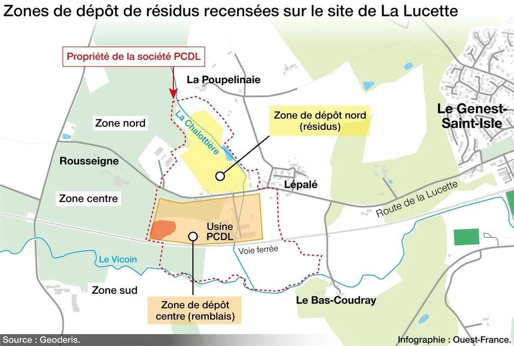 En Mayenne, des sols contaminés autour de l’ancienne mine d’or de la ...