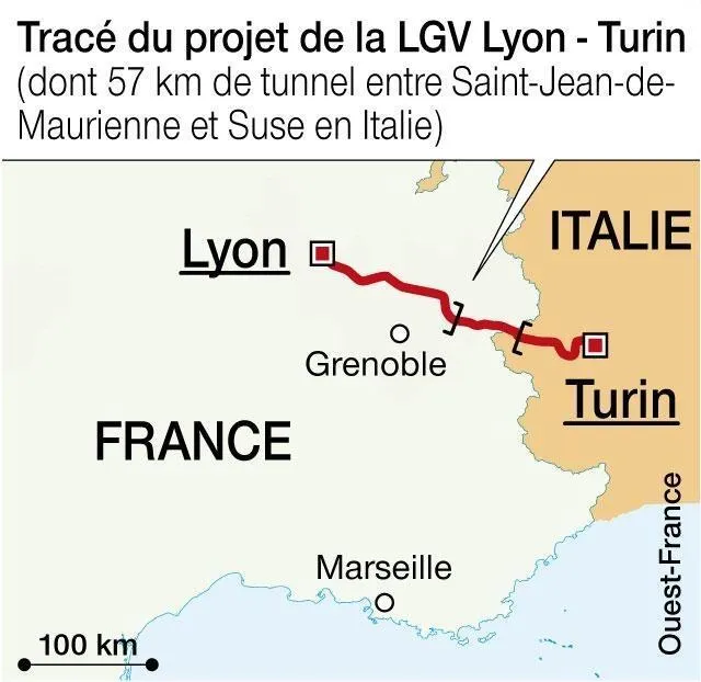Chantier du TGV Lyon – Turin : on vous explique ce projet controversé ...