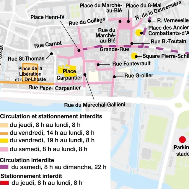 La Flèche. Pendant les Affranchis, où est-il interdit de circuler et de stationner ? - Le Mans ...