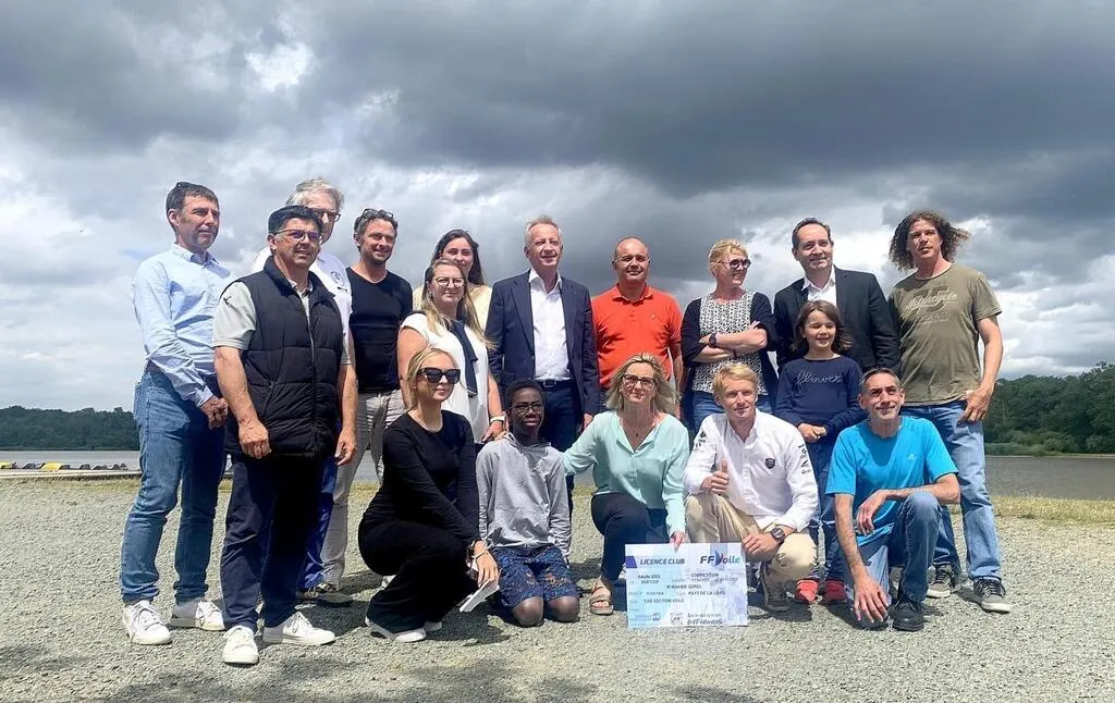 En Mayenne. Le skipper Maxime Sorel a pris sa licence au club de voile ...