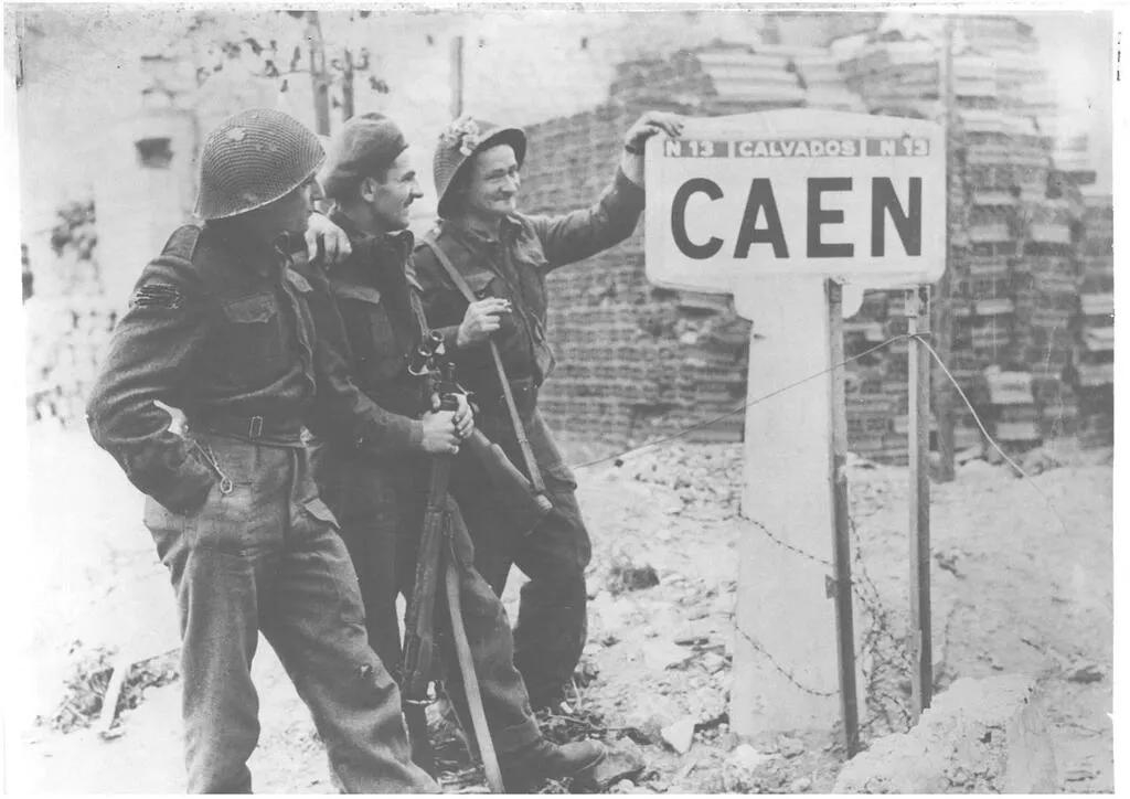 Débarquement. Il y a 79 ans, le 9 juillet 1944, la rive gauche de Caen ...
