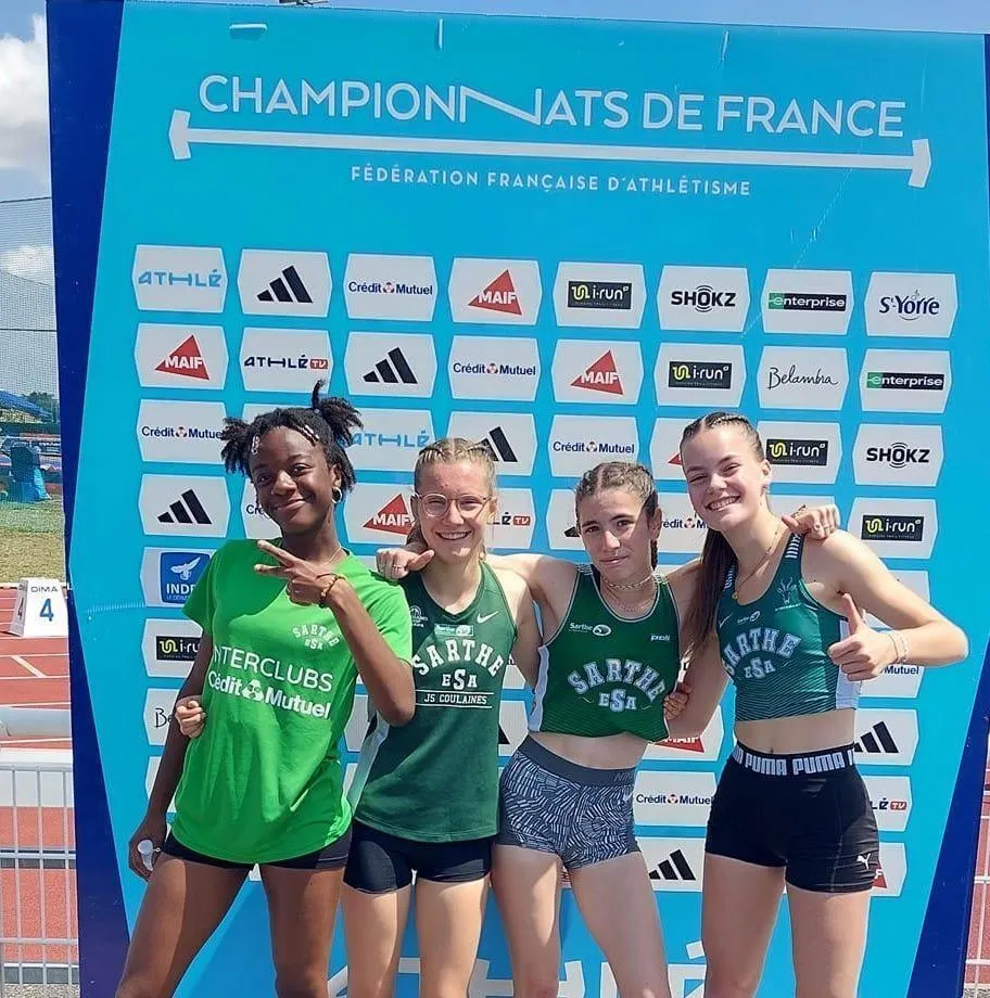 Athlétisme Les relayeuses de l’ESA proche de la boîte en finale du 4x100 m . Sport - Angers ...
