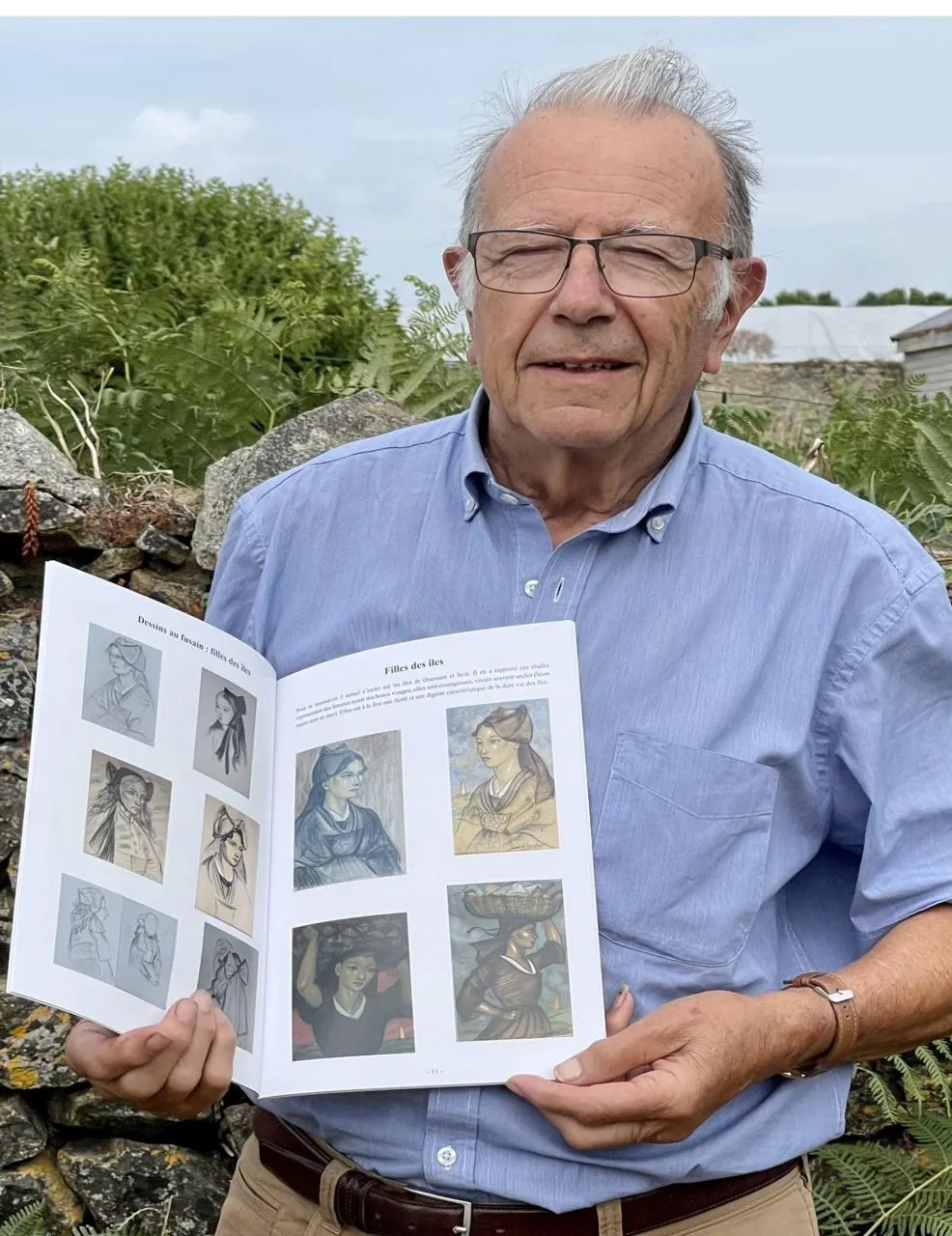 Ouessant. Tugdual de Langlais a présenté les œuvres de son père - Brest ...