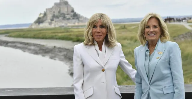Jill Biden et Brigitte Macron concluent leur déplacement en Normandie ...