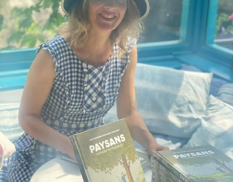 À Honfleur, Céline Gandner a scénarisé son dernier roman graphique ...