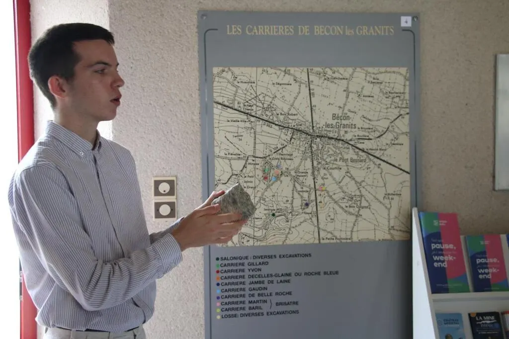 Au musée du granit, il raconte la vie des carriers - Angers.maville.com
