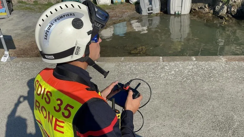 VIDÉO. Les drones, nouveaux alliés des sapeurs-pompiers d’Ille-et-Vilaine pour intervenir ...