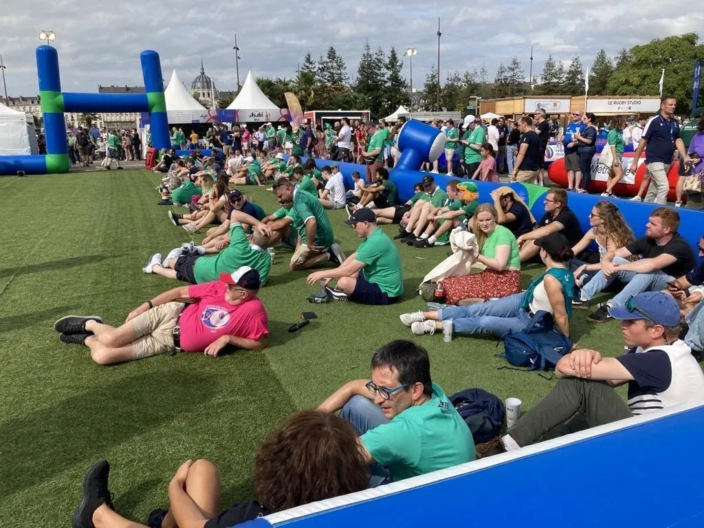 PHOTOS. « Où sont passés les Nantais ? » Marée verte sur la fan zone ...