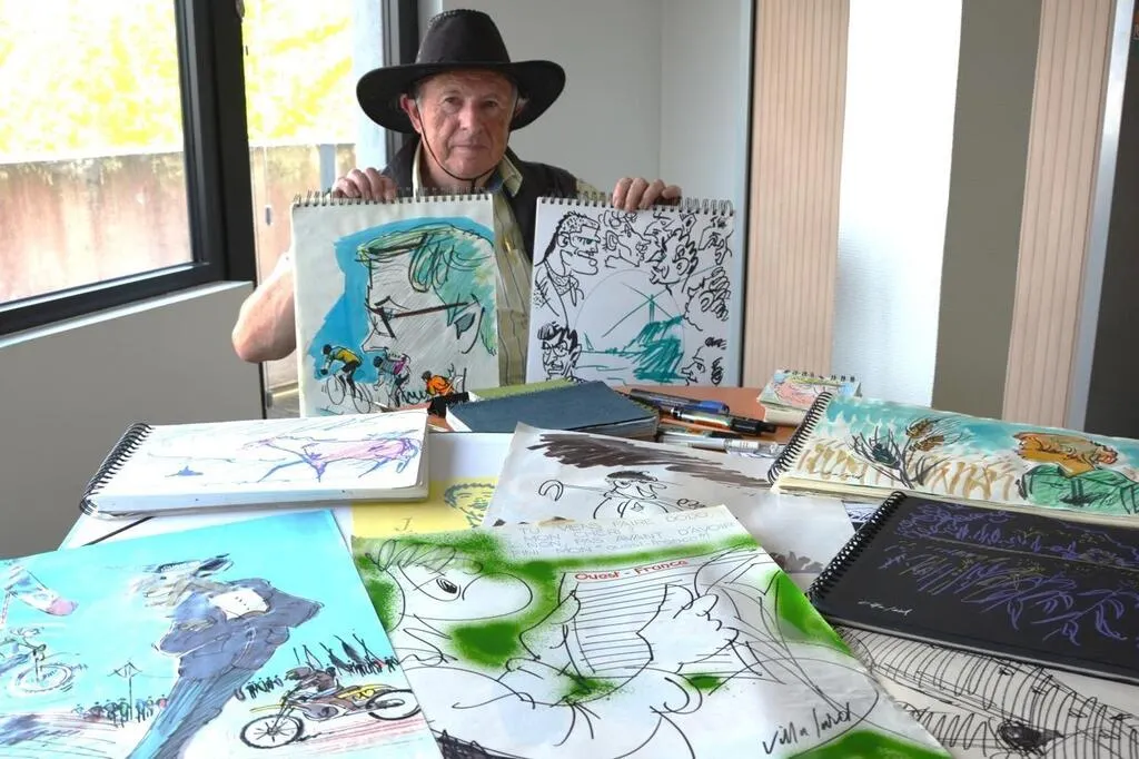 Le dessinateur Denis Villalard expose ses croquis à Val-Couesnon ...