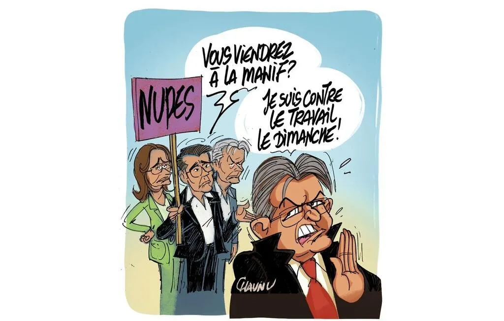 Le dessin de Chaunu : la manifestation contre l’antisémitisme - Grasse ...