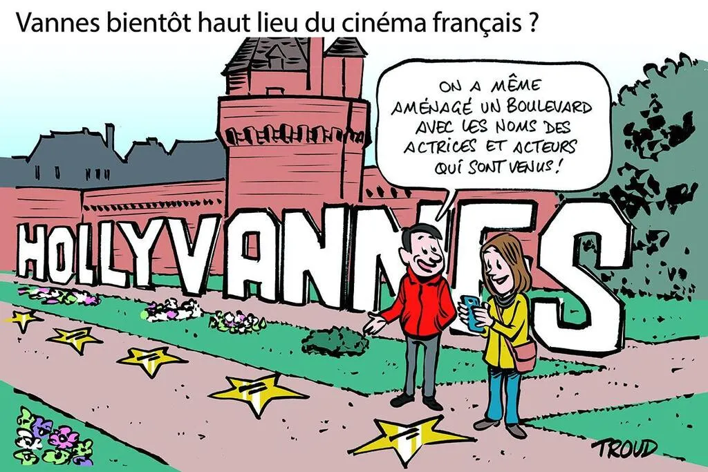 Vannes. La ville accueille un tournage avec des stars, le dessin de la ...