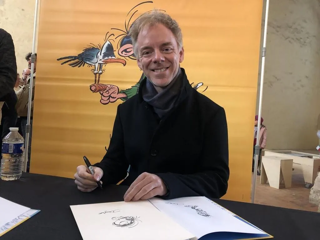 EN IMAGES. Énorme succès pour la venue du nouveau dessinateur de Gaston ...