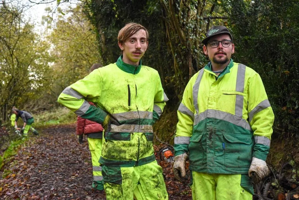 REPORTAGE. Ces jeunes du CFPA interviennent pour dégager les chemins ...