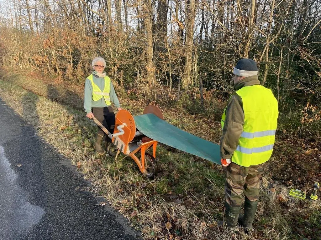 EN IMAGES. Un crapauduc, tunnel pour protéger les amphibiens, installé ...