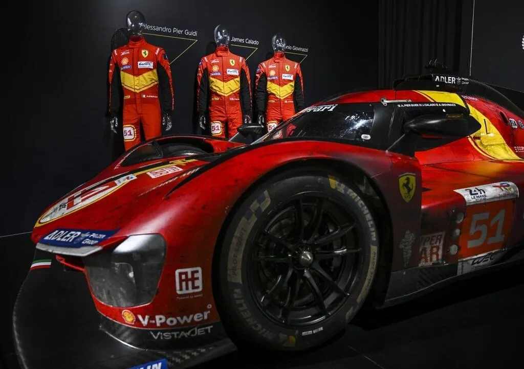 Victorieuse du centenaire, la Ferrari numéro 51 est arrivée au Musée ...
