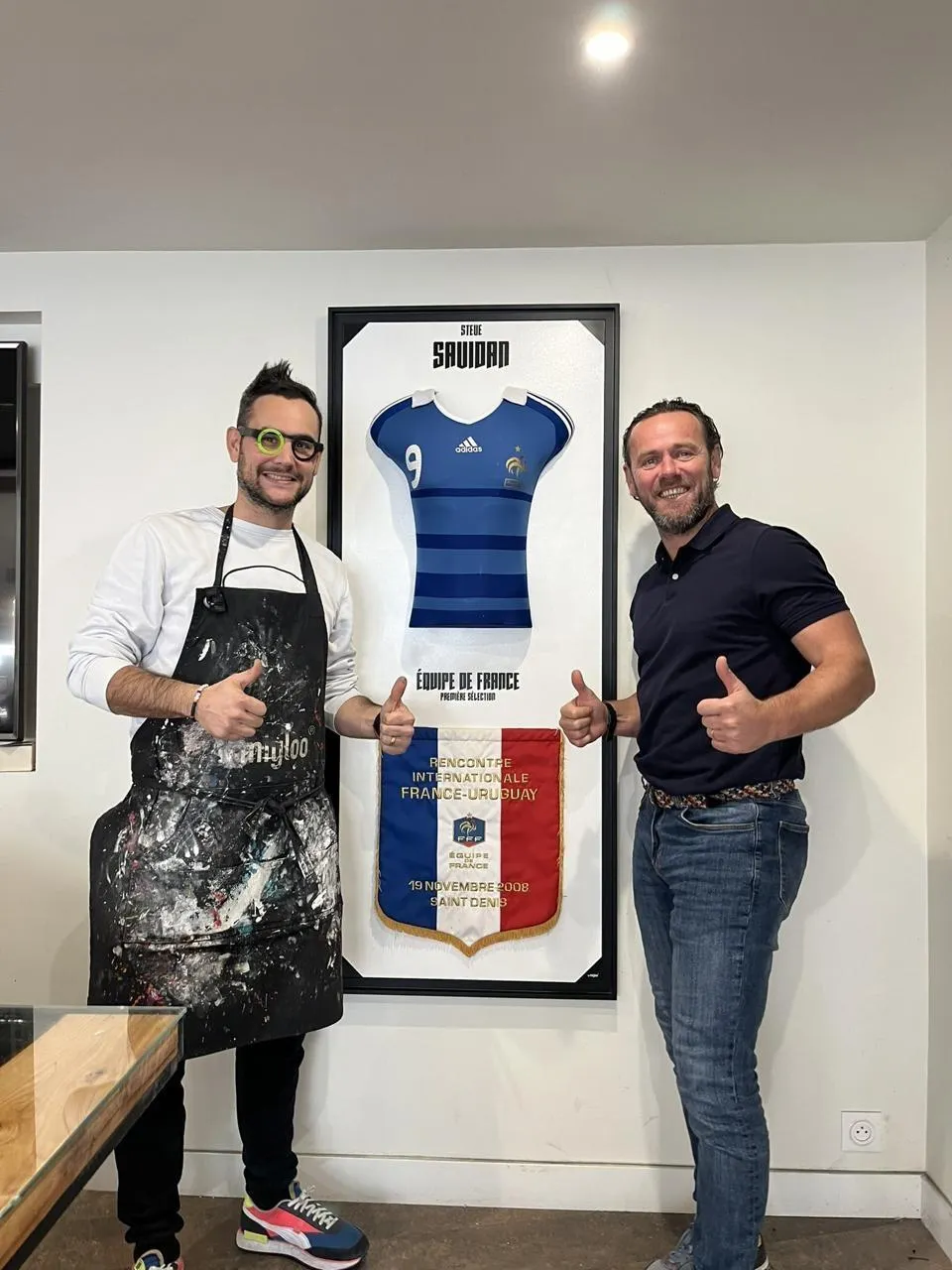 Football. L’ancien attaquant Steve Savidan a fait encadrer son plus ...