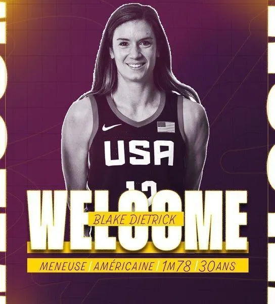 Basket. La meneuse US Blake Dietrick en renfort temporaire à l’UF ...