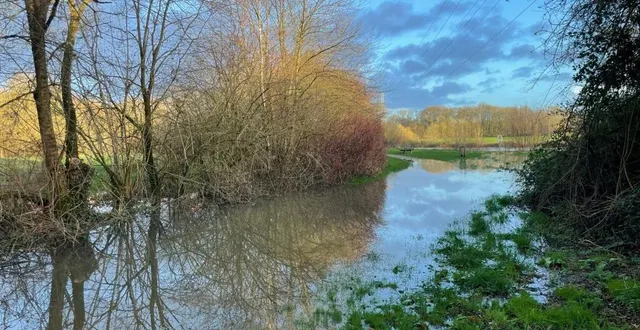 Bruz. La Seiche sort de son lit, le parc de l’An 2000 inondé - Vitré ...