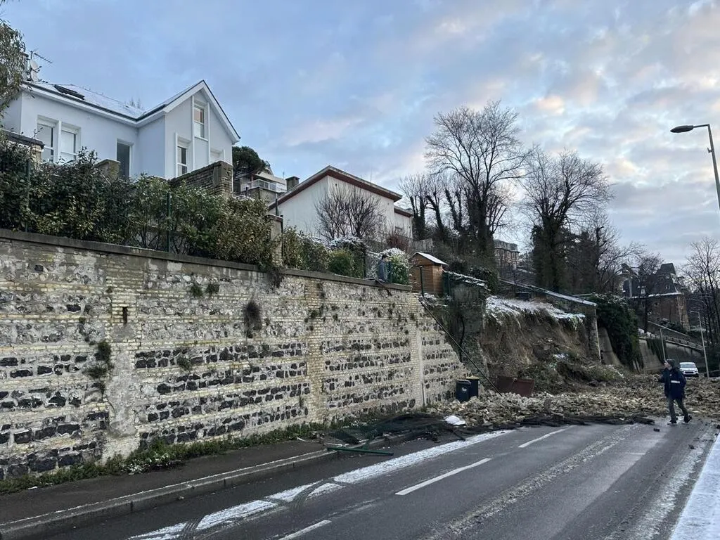 Mur de 4 m de haut effondré au Havre : aucune victime n’a été ...