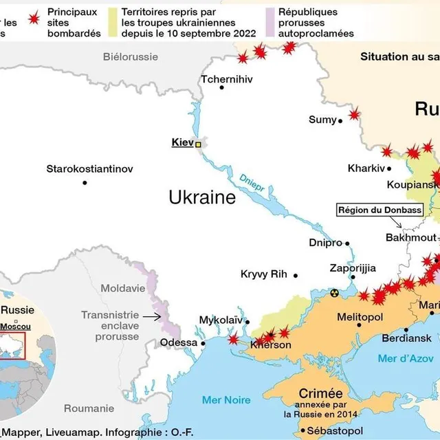 Guerre en Ukraine : quatre drones abattus, la ville de Koupiansk ...