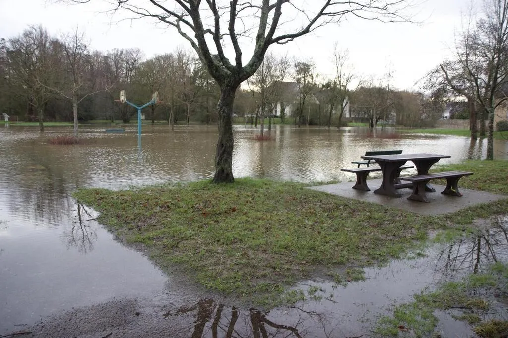 À Pacé, la Flume est encore sortie de son lit en cette fin de semaine ...