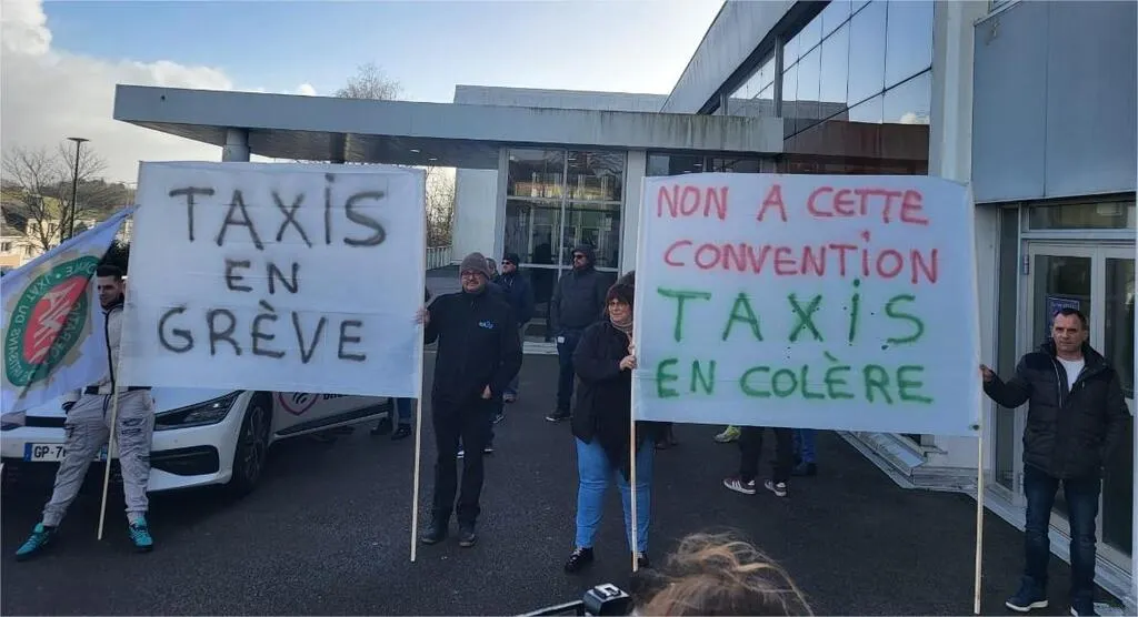 « Nous ne plierons pas » : les taxis en colère dans le Finistère et le ...