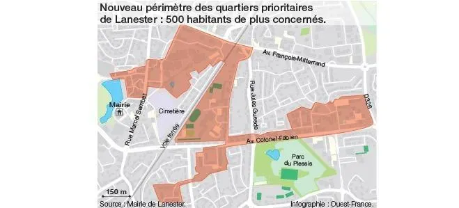 Lanester. Le dispositif quartier prioritaire de la Ville élargi à 500 ...