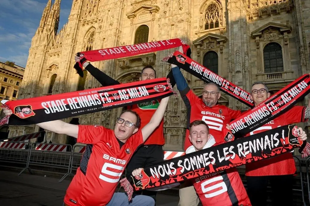 REPORTAGE. AC Milan - Stade Rennais. 10 000 supporters des Rouge et ...