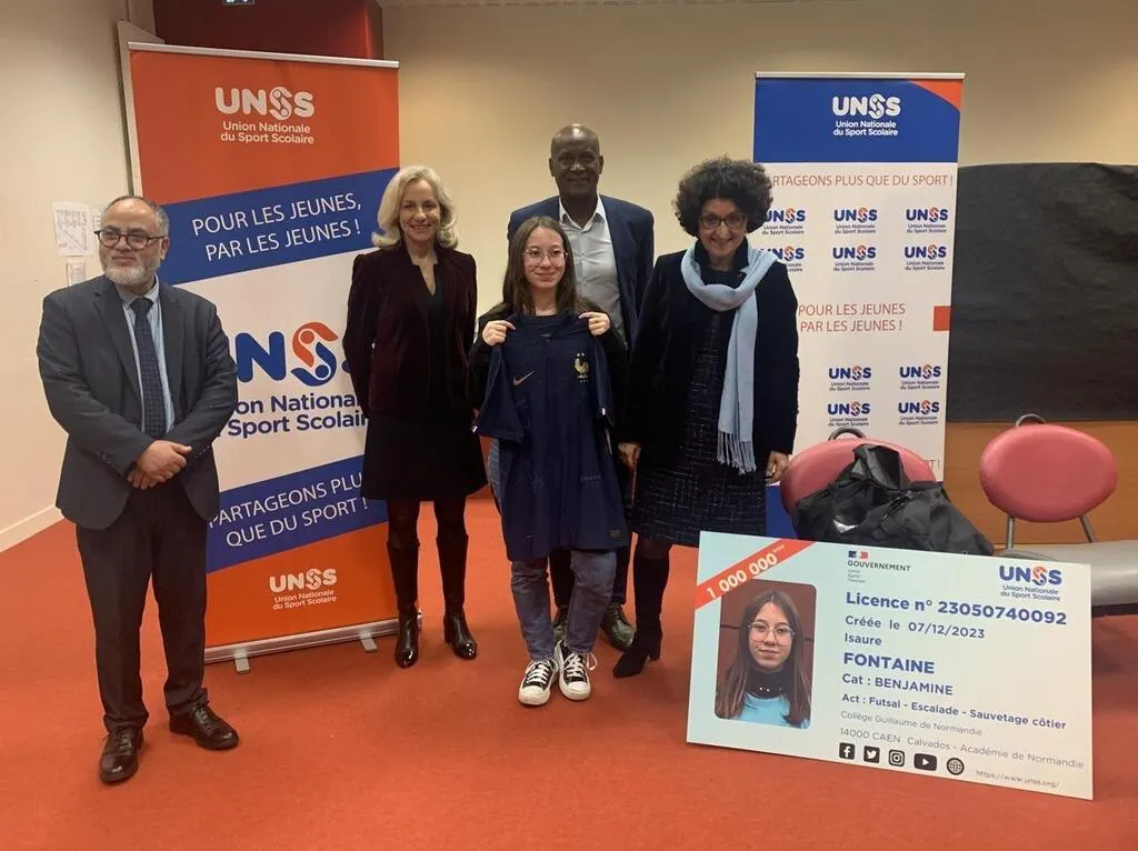 A Caen, une élève du collège Guillaume-de-Normandie millionième ...