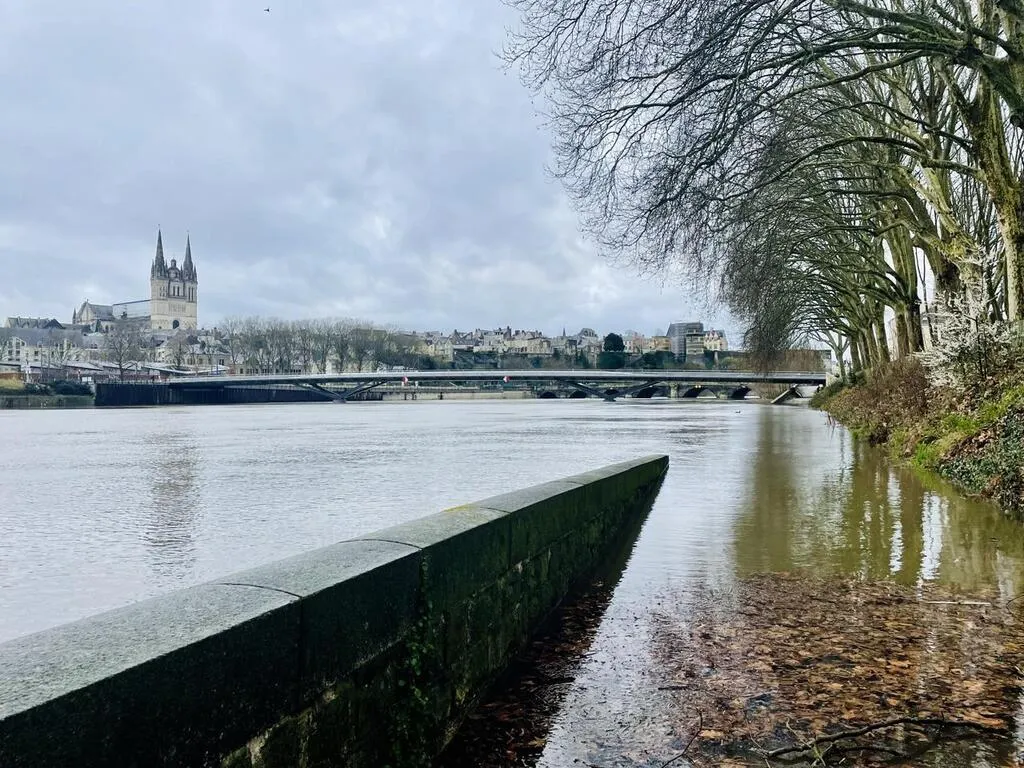 À Angers, le niveau de la Maine a dépassé les 4 mètres - Cholet.maville.com