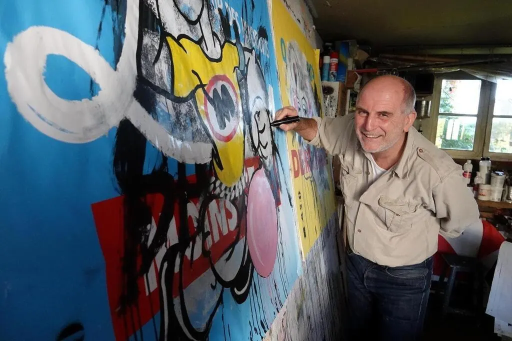 Quimper. Yannick Michelet, artiste colleur, expose au Gai Luron . Sport ...