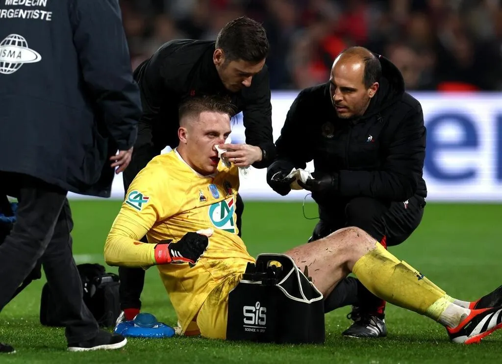 OGC Nice. Marcin Bulka souffre d’une fracture du nez et est incertain ...