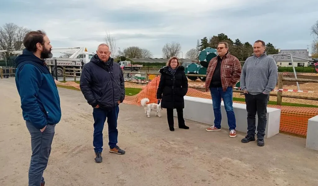 La Roche-Jaudy. La majorité des équipements est en place à l’aire de ...