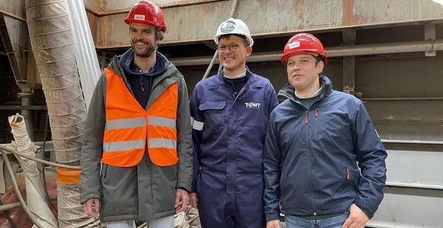 EN IMAGES. Le cargo-voilier l’Anemos se dévoile à Concarneau - Brest.maville.com