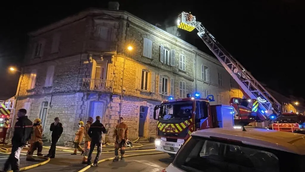 Incendie rue de la République à Fontenay-le-Comte : six personnes évacuées - Le Mans.maville.com