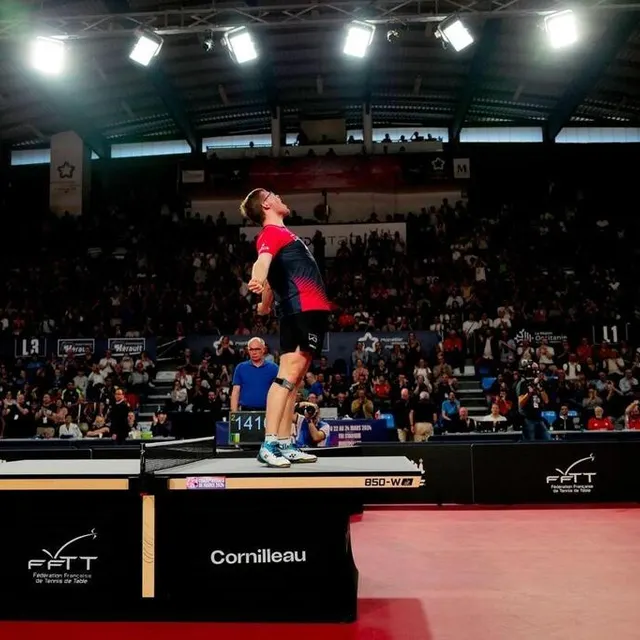 Tennis de table. « Rien de malsain » : la célébration d’Alexis Lebrun ...