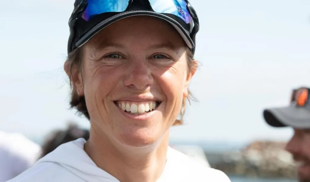 Elle sera la seule skippeuse au départ de la première course au large ...