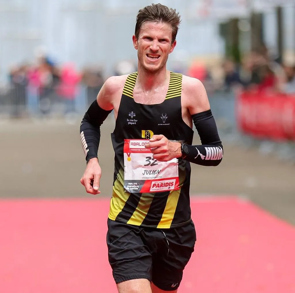 Running. Marathon de Nantes : Renaud Vincent et Julien Lemeriel en ...
