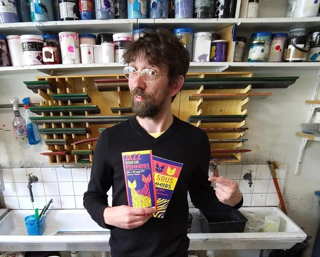 Artiste rennais, Julien Lemière a imaginé l’affiche de Jazz sous les ...