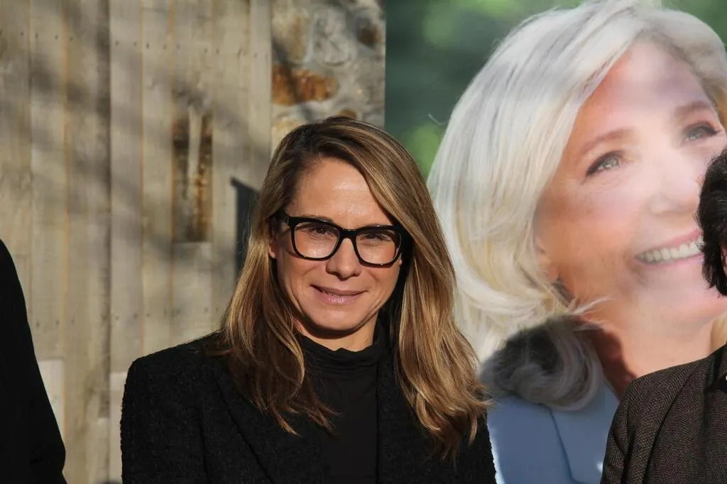Virginie Joron, députée européenne du Rassemblement national, en ...