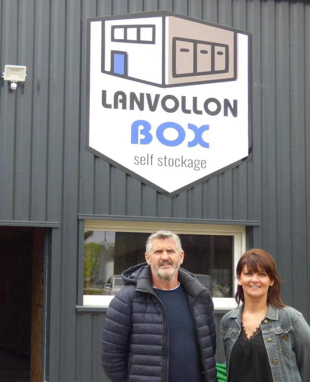 Lanvollon. Michel Perron loue des box de stockage, ZA des Fontaines ...