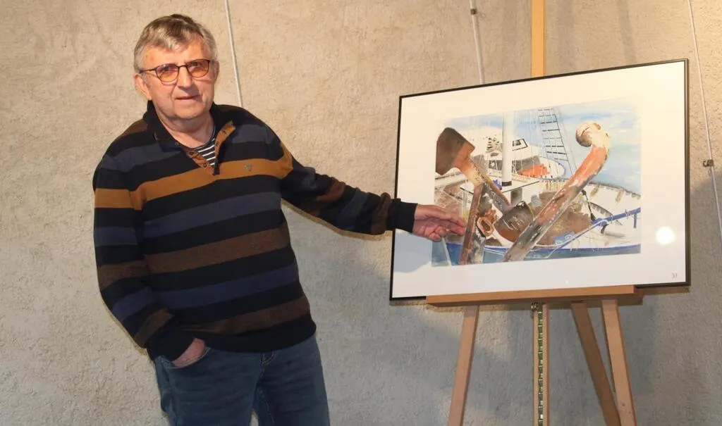 Saint-Thégonnec-Loc-Eguiner. Les tableaux de Claude Prigent à la salle ...