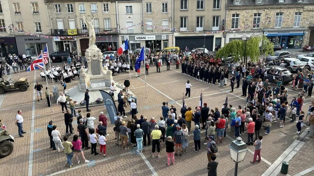 À Carentan, le passage de la flamme de la Liberté a marqué le début des commémorations du 80e ...